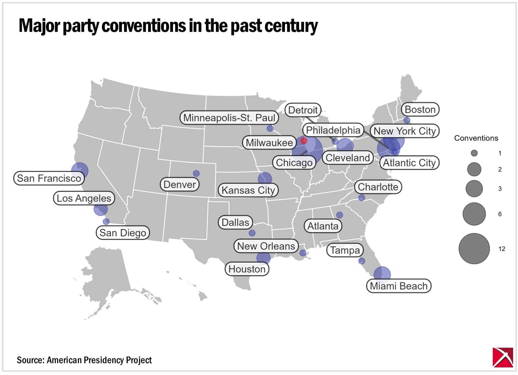 The geography of major-party nominating conventions - Badger Institute