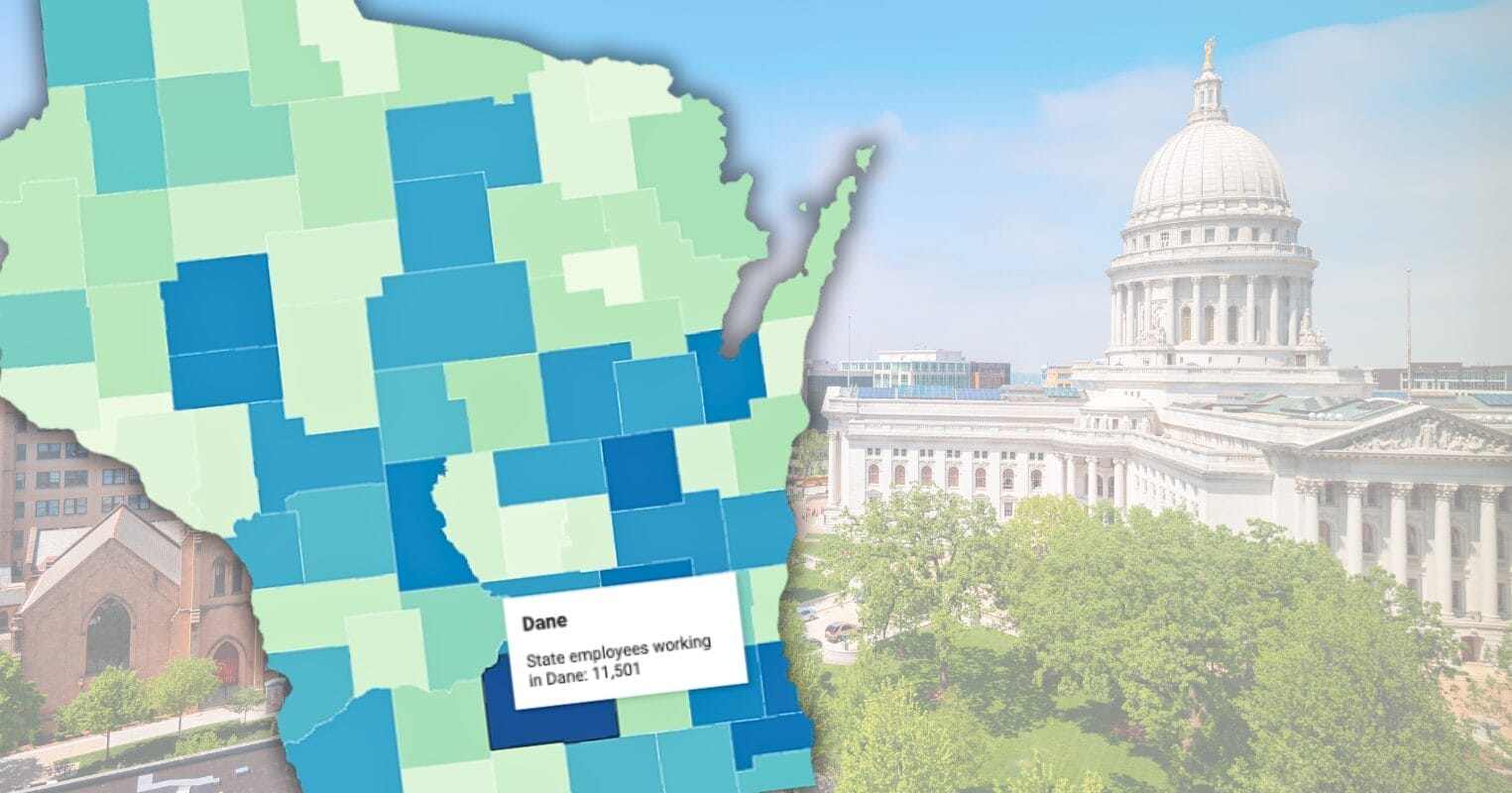 Where Wisconsin state employees live and work - Badger Institute